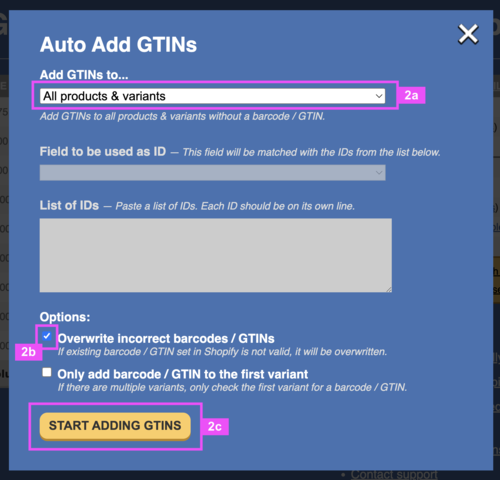 How to add GTINs to Shopify products — AdWords Robot