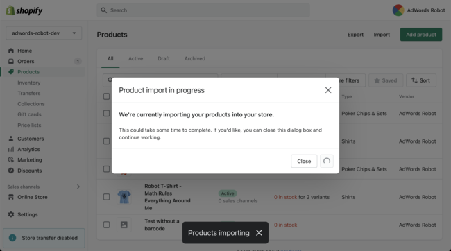 How to add GTINs to Shopify products — AdWords Robot