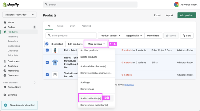 How to add GTINs to Shopify products — AdWords Robot